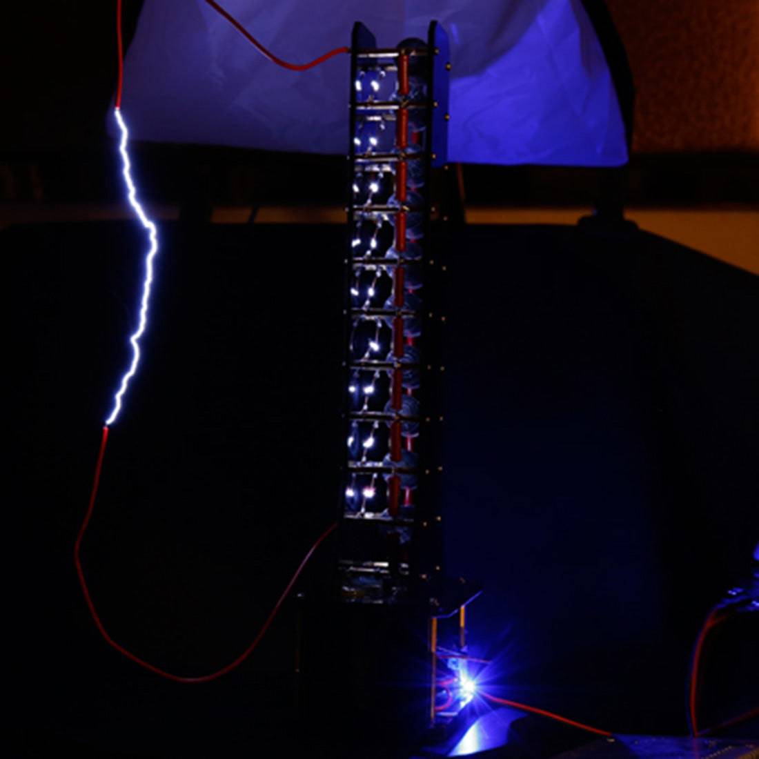 10 level marx generator cool artificial lightning high voltage arc ...
