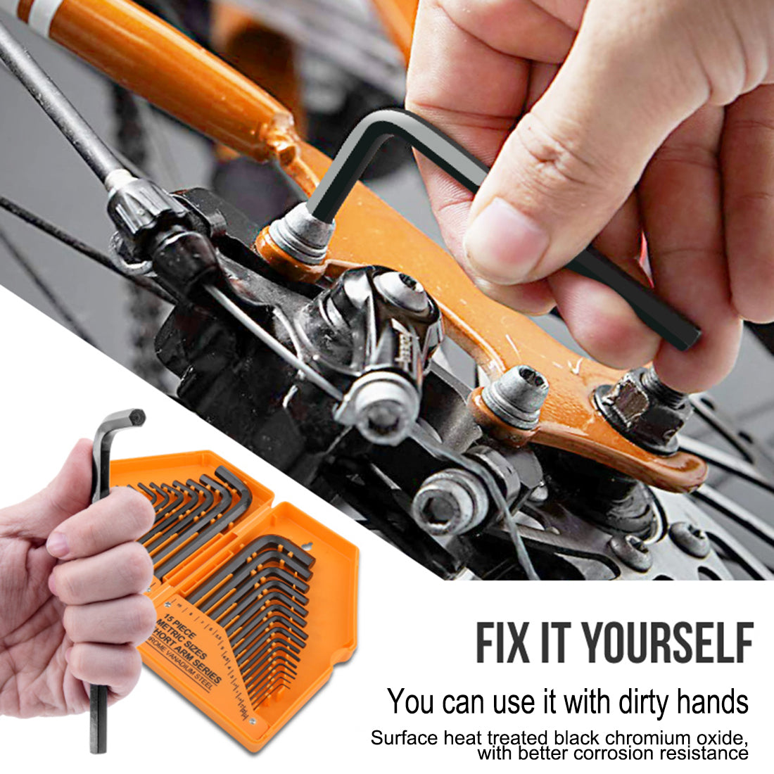 30-in-1 metric imperial hex key wrench set model engine maintenance ...