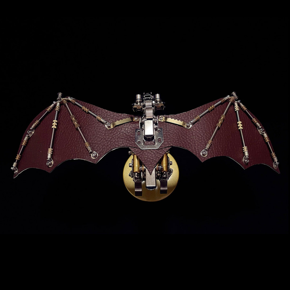 3d mechanical led bat steampunk creepy metal model kits - 3d-mechanical ...