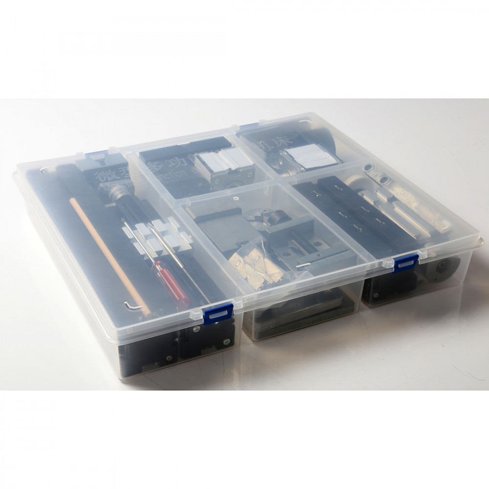 6-in-1 mini milling drilling sanding machine metal lathe tool set - 6 ...