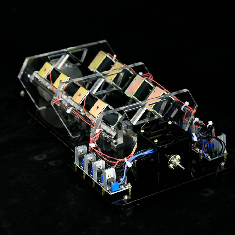 8 coils high power electromagnet engine model physical experiment motor ...