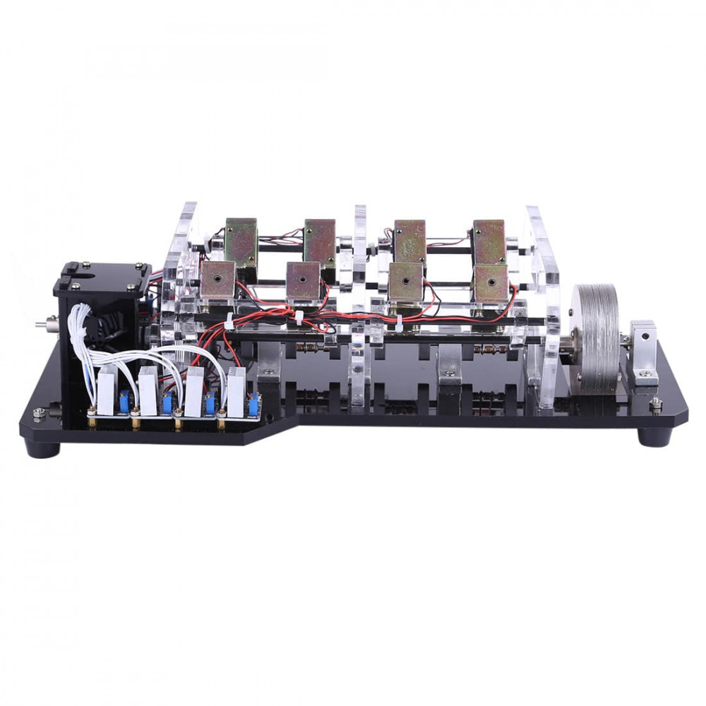 8 coils high power electromagnet engine model physical experiment motor ...