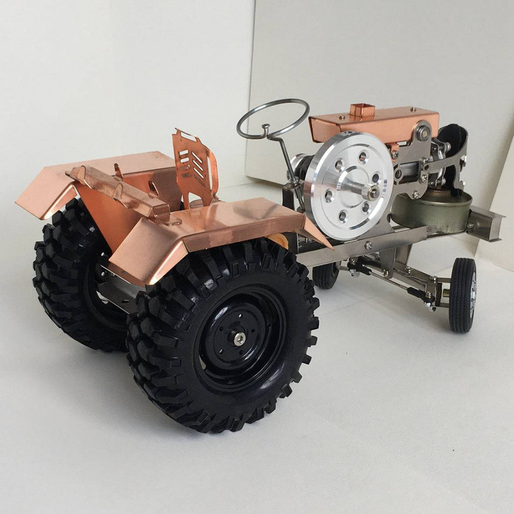 alcohol powered mini tractor with fire stirling engine - alcohol ...