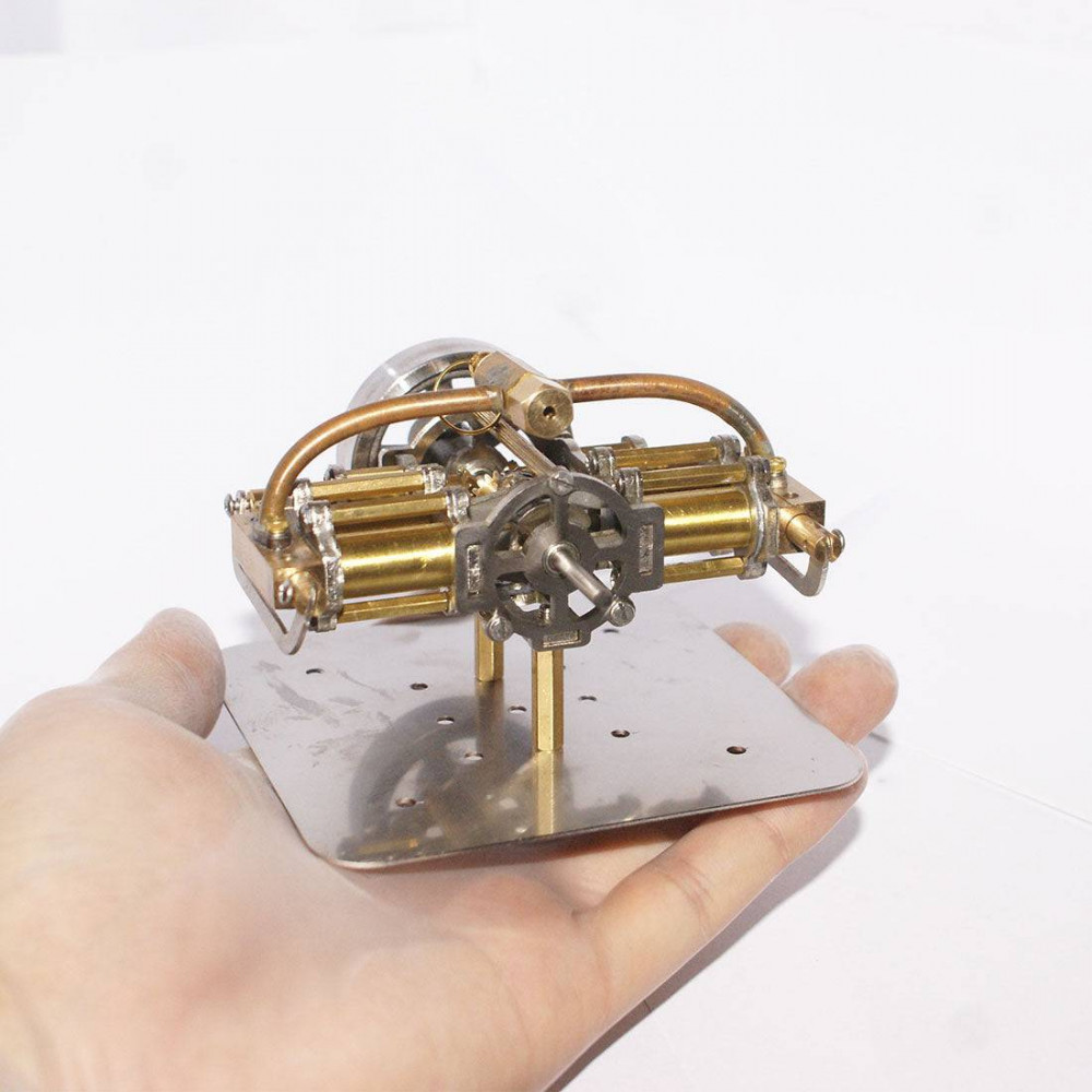 brass mini steam engine model without boiler for model ship - brass ...