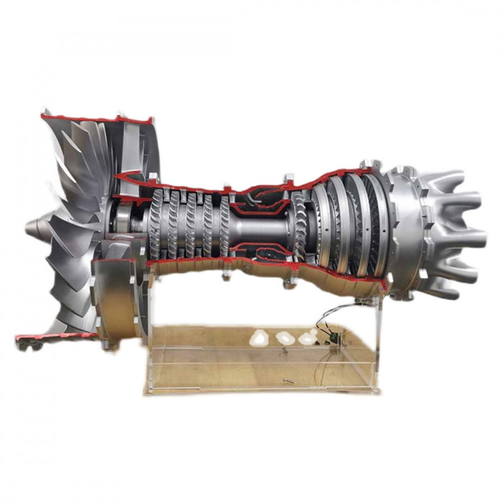 building a 1/20 working jet turbofan engine model kit silver - building ...