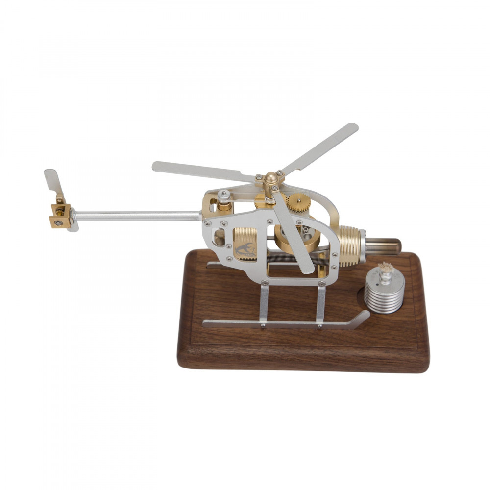 building a mini stirling helicopter assembly diy kits stem model ...