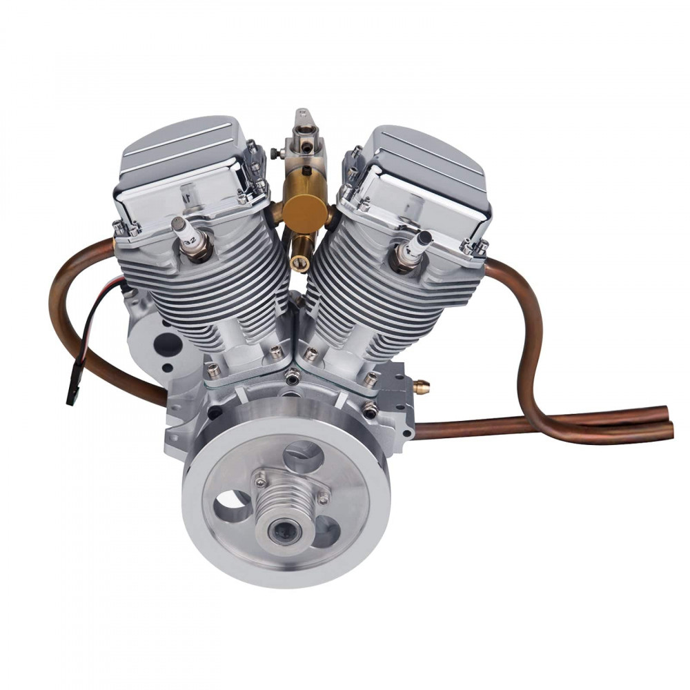 cison fg-vt9 9cc v-twin v2 engine four-stroke air-cooled motorcycle rc ...