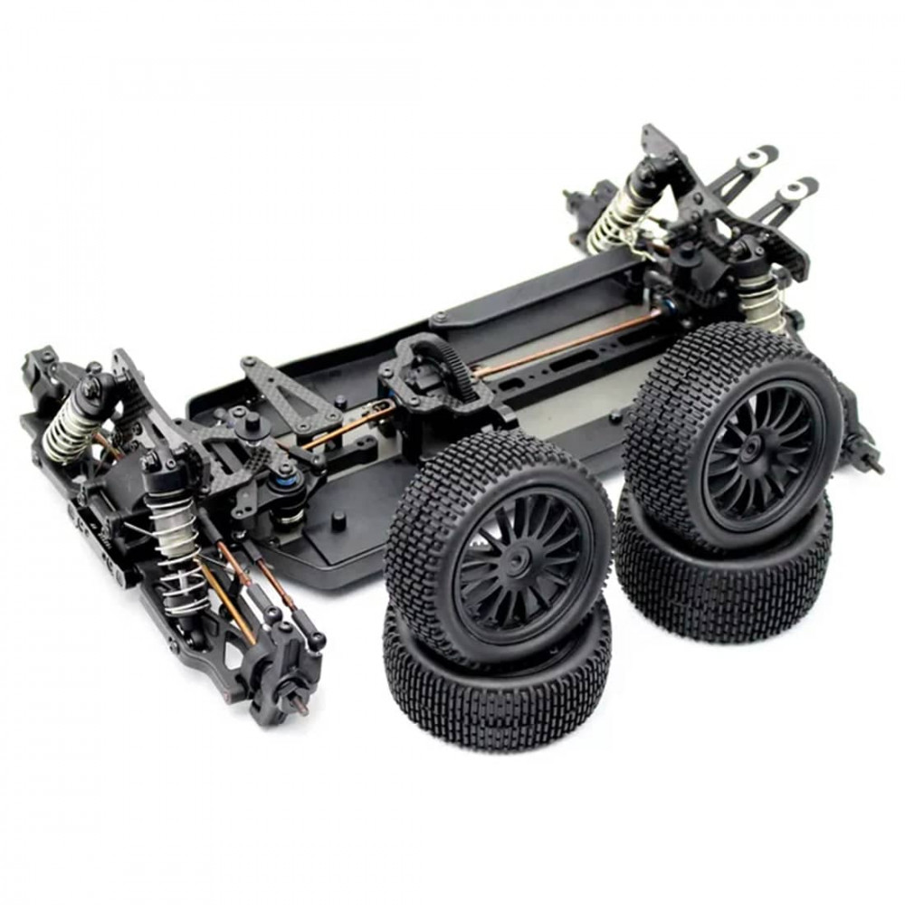 desert rally racing rc car off-road vehicle dual-mode model car kits 1/ ...
