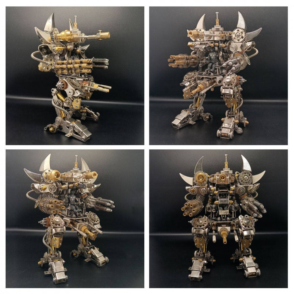 diy 3d metal fighting mecha model kit assembly crafts - diy-3d-metal ...