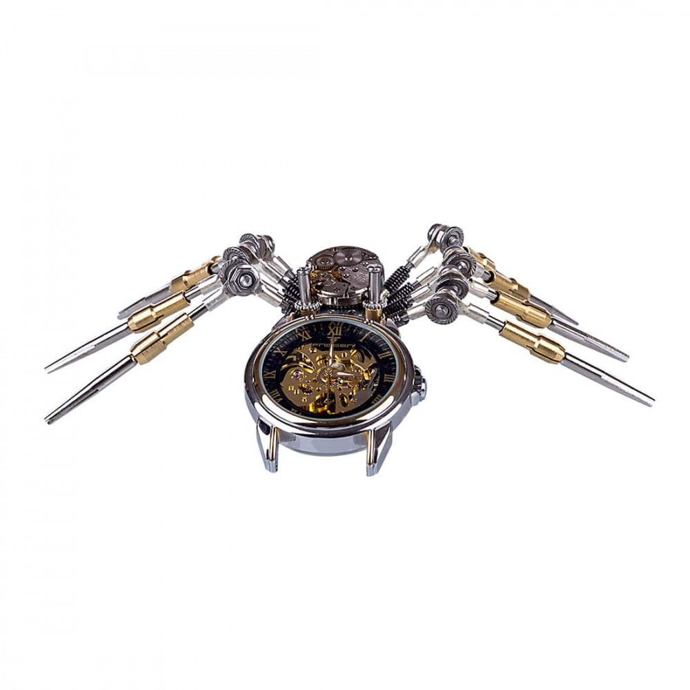 diy assembled model kit metal mechanical clock model creative gift - 10174