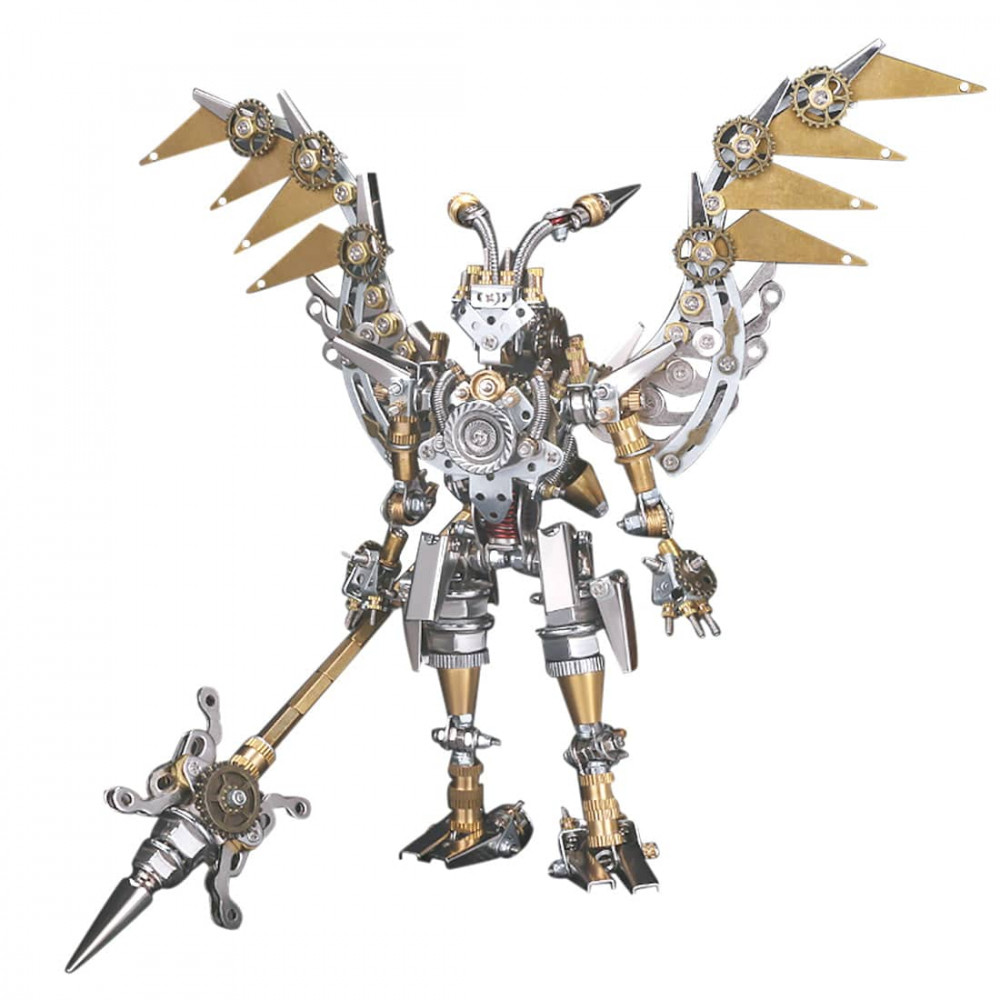 diy metal mechanical mech soldier 3d model assembly kit puzzle gift - 10110