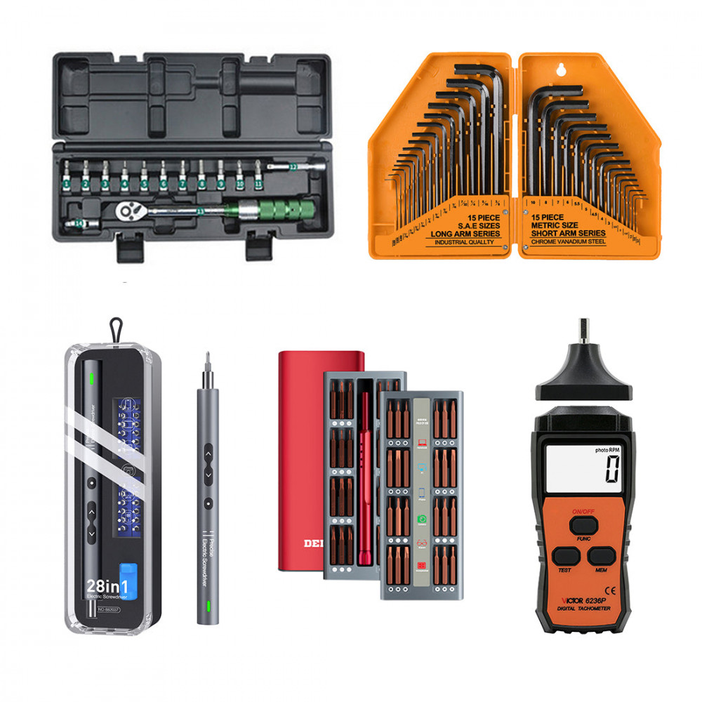 engine tools 5 sets precision magnetic screwdriver electric screwdriver ...