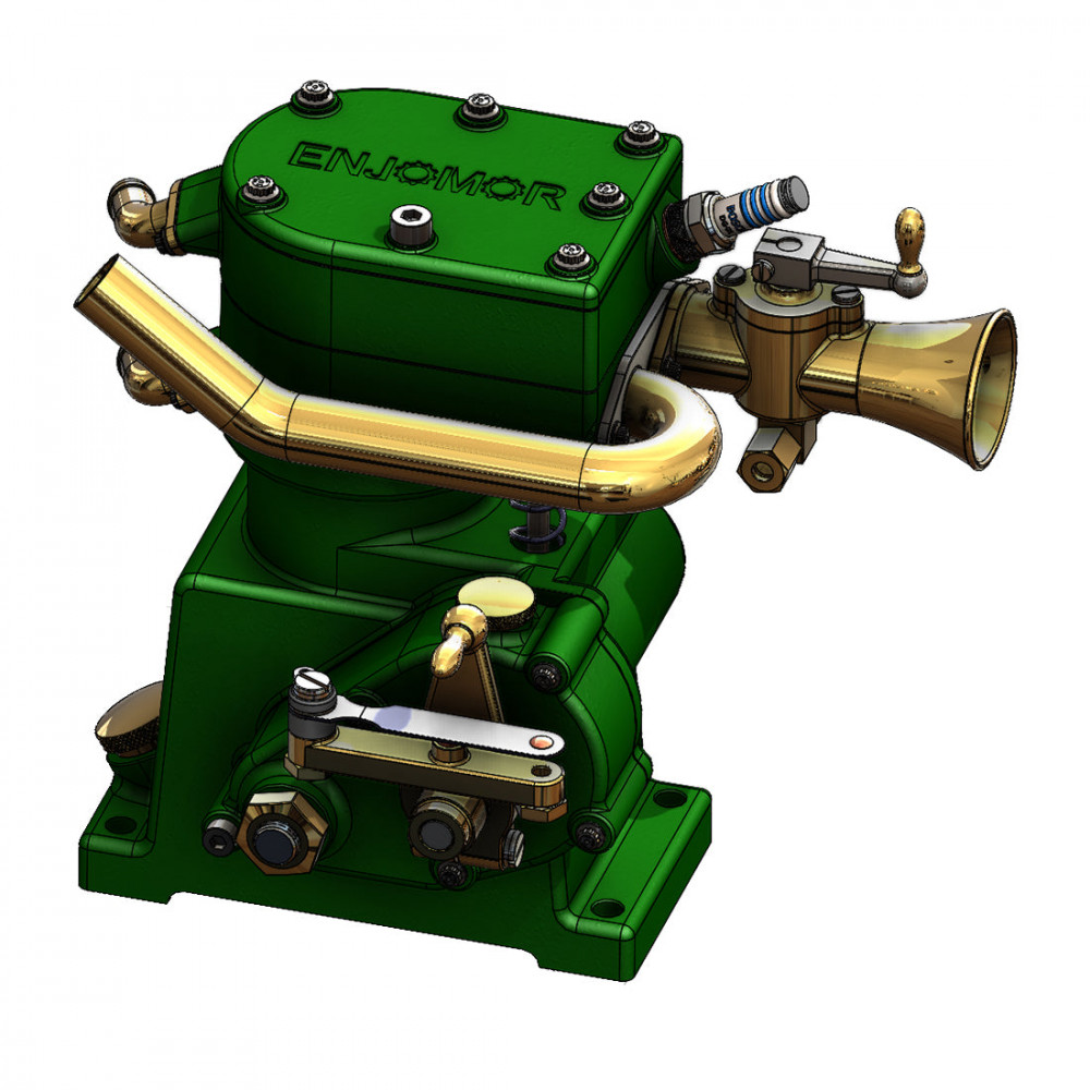 enjomor 10cc flathead engine single cylinder 4 stroke l head sidevalve ...
