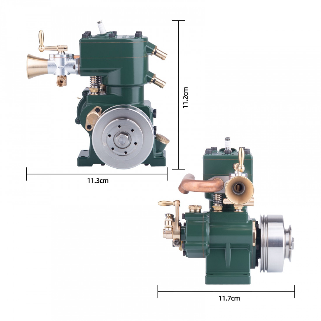 enjomor 10cc flathead engine single cylinder 4 stroke l head sidevalve ...