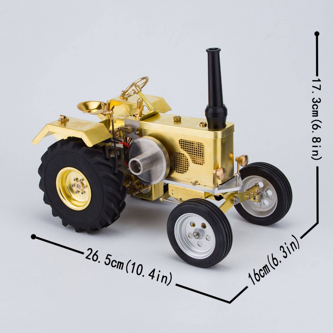 gas-powered agricultural farm tractor model with 1.6cc mini horizontal ...