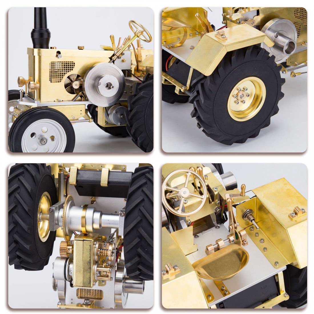 gas-powered agricultural farm tractor model with 1.6cc mini horizontal ...