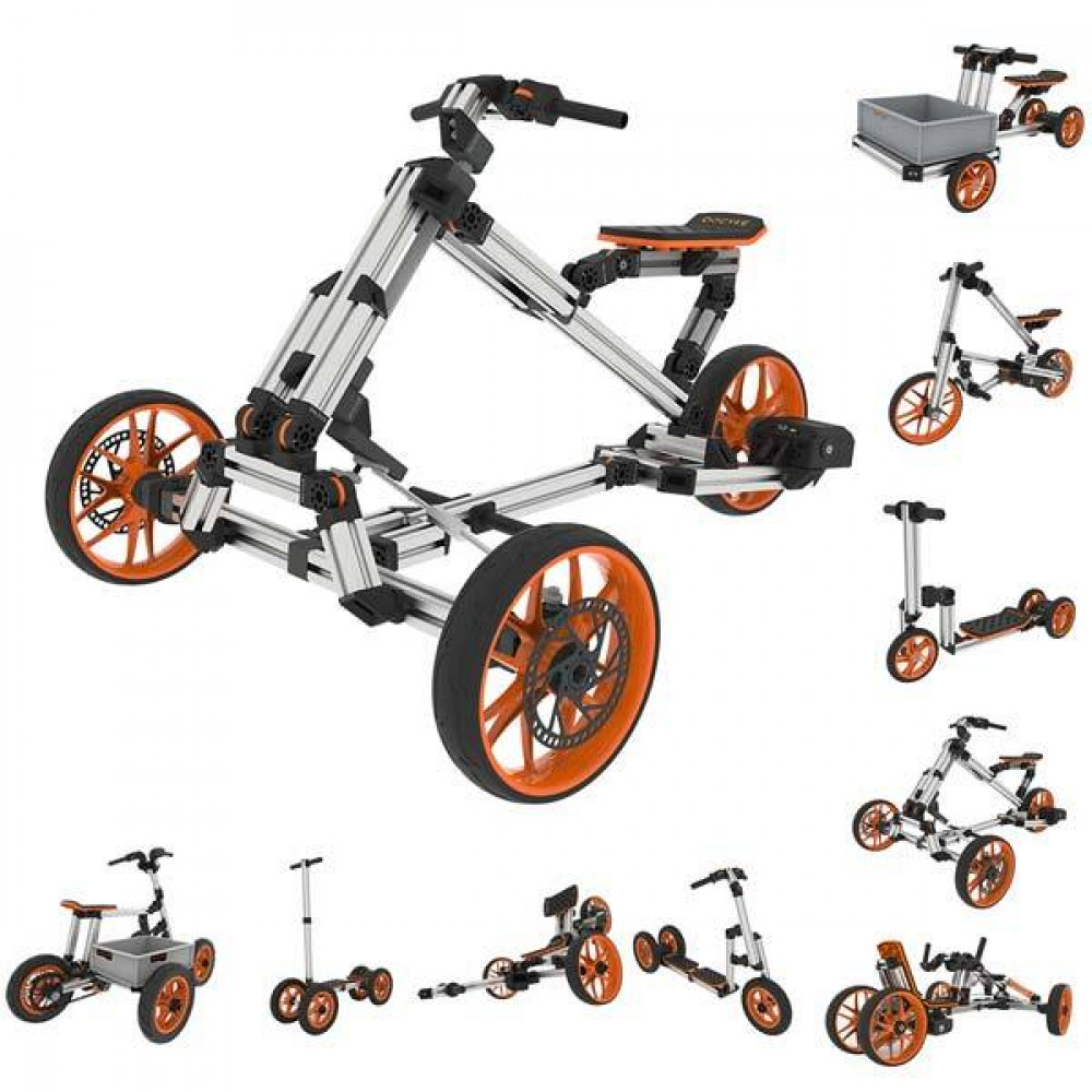 go kart kit 10 in 1 racing electric go kart trike bike with multi-mode ...