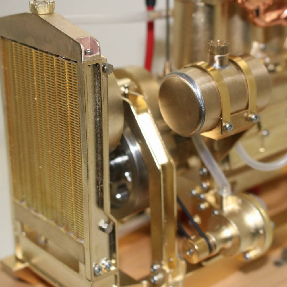 holt h75 tractor engine gas 12cc four-cylinder ohv engine scale model ...