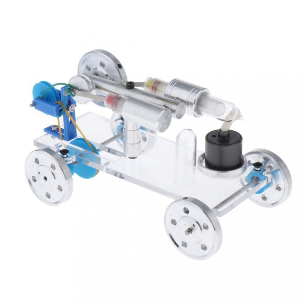 hot air stirling engine stirling motor driving car science toy - 10068