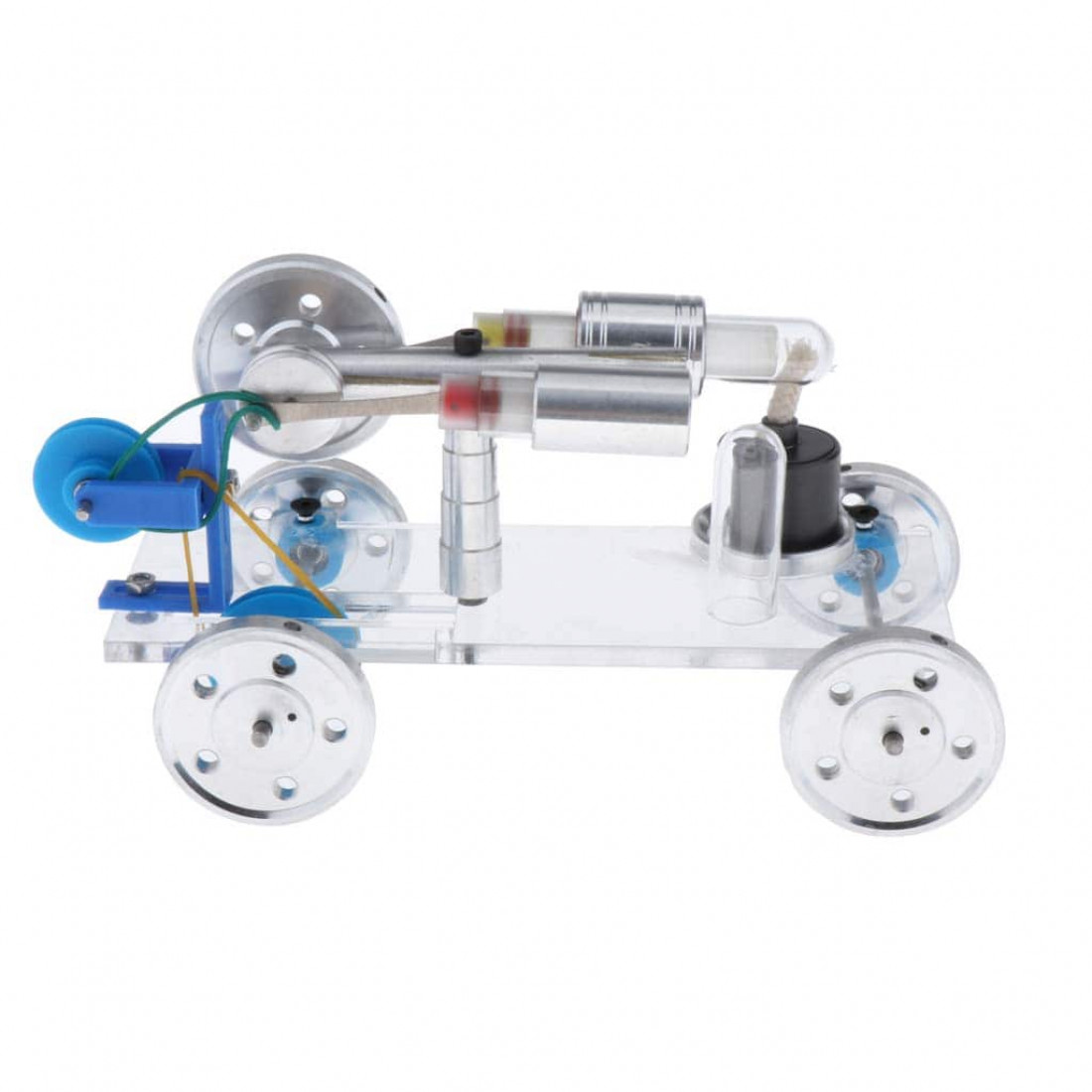 hot air stirling engine stirling motor driving car science toy - 10068