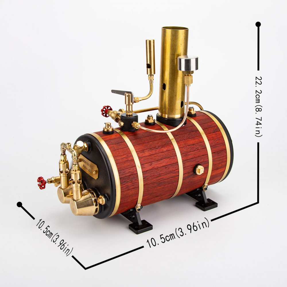 kacio ws100l 850ml horizontal premium steam engine boiler - kacio ...