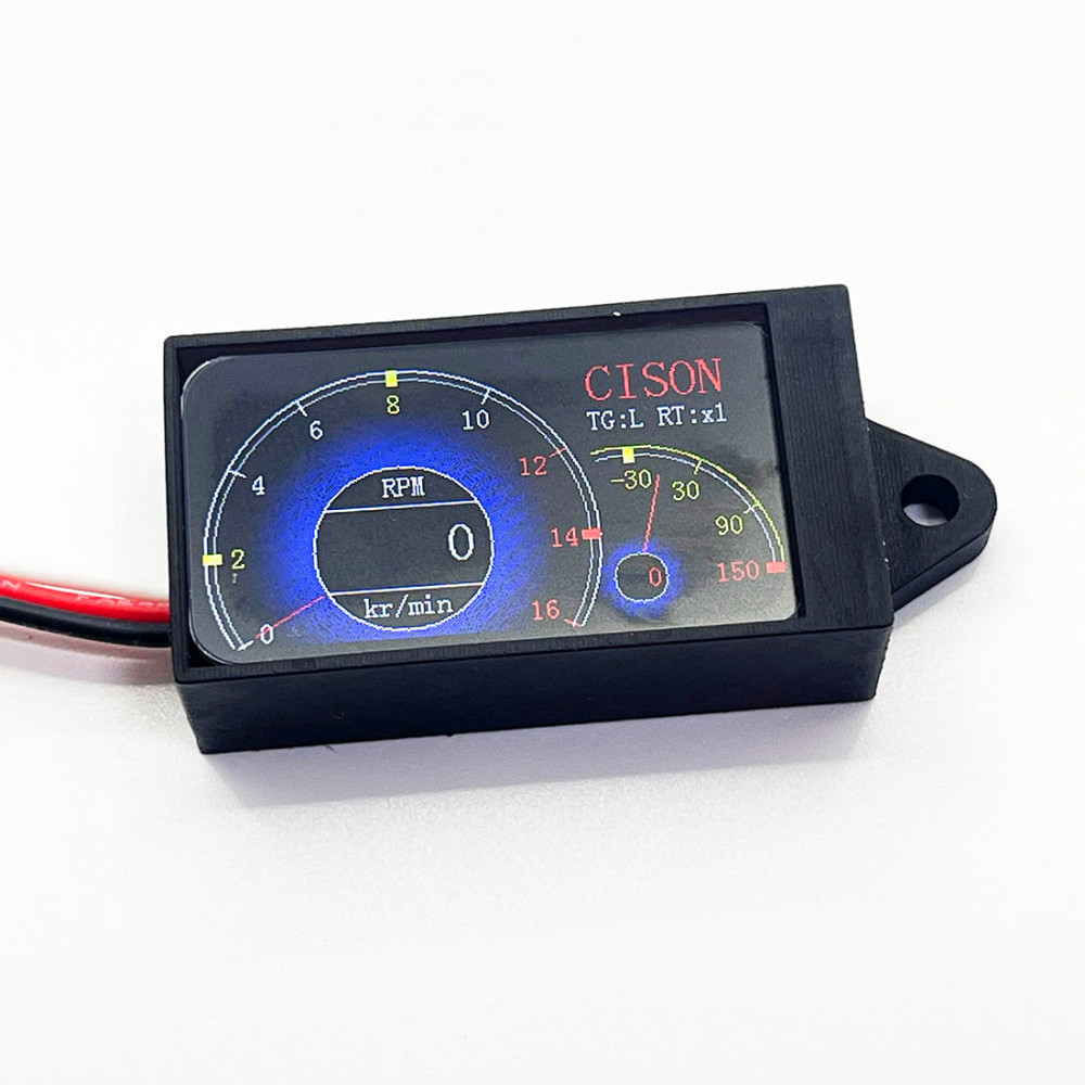 lcd tachometer rpm gauge meter for cison v8 engine model - lcd ...