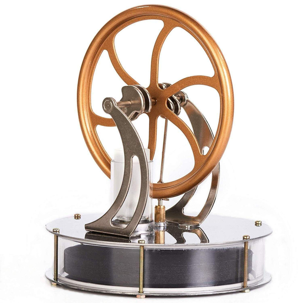 low temperature stirling engine motor steam heat education model toy ...