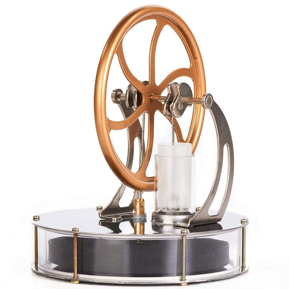 low temperature stirling engine motor steam heat education model toy ...