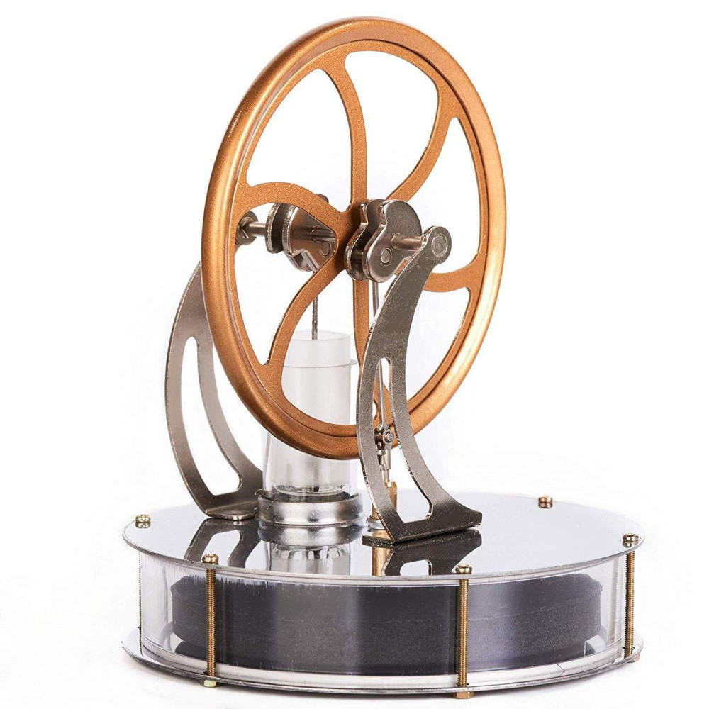 low temperature stirling engine motor steam heat education model toy ...