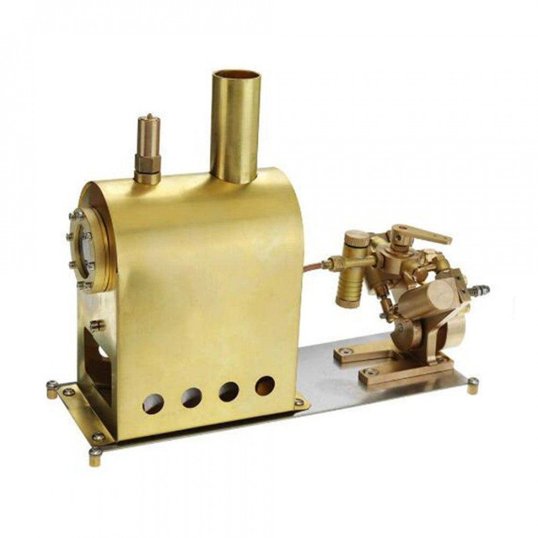 m2c mini steam boiler with twin cylinder marine steam engine stirling ...