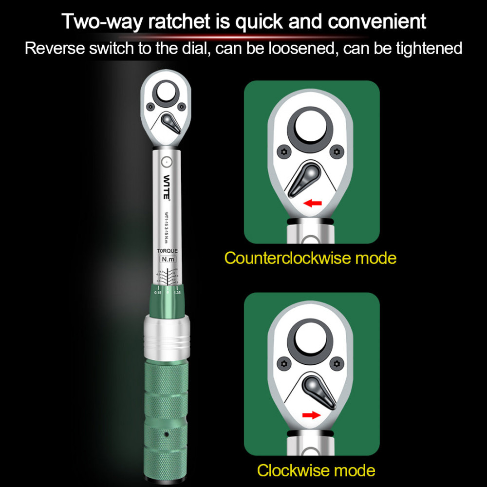 mechanical adjustable torque wrench set model engine tools - 10067
