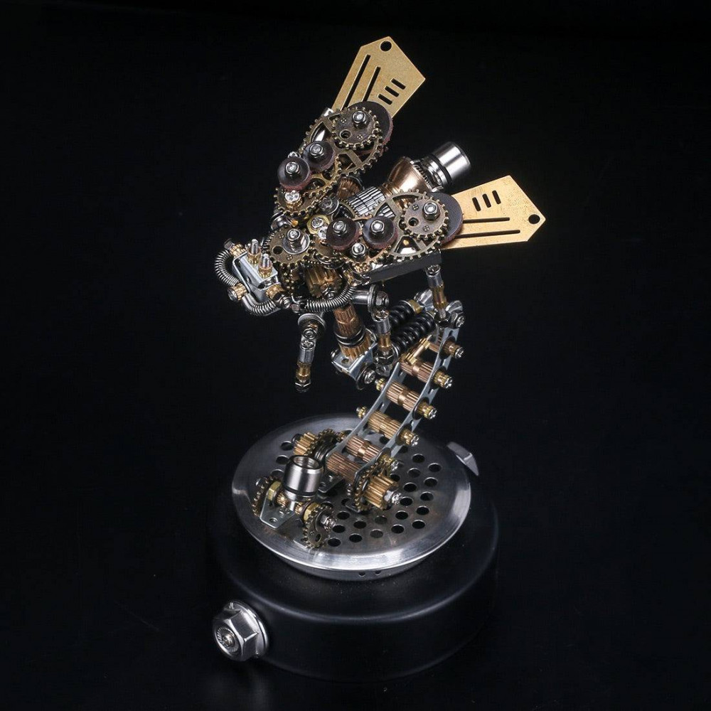 mechanical firefly diy assembly model with rotating base - mechanical ...