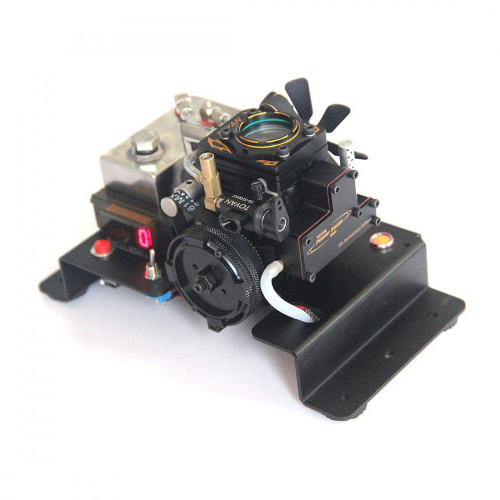 metal engine base for toyan fs-s100at see-through rc engine - metal ...