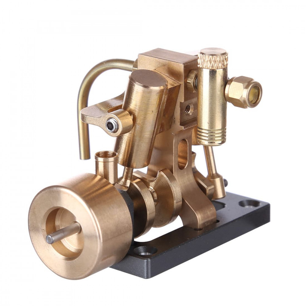 mini inline double-cylinder swing steam engine model (without boiler ...