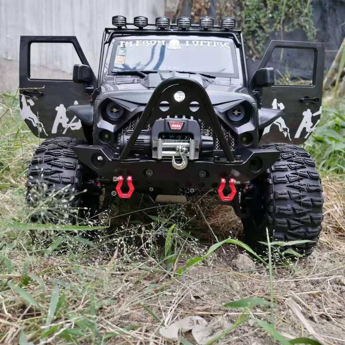 modified scx10 1/10 rc car 2.4g electric 4wd off-road crawler model car ...