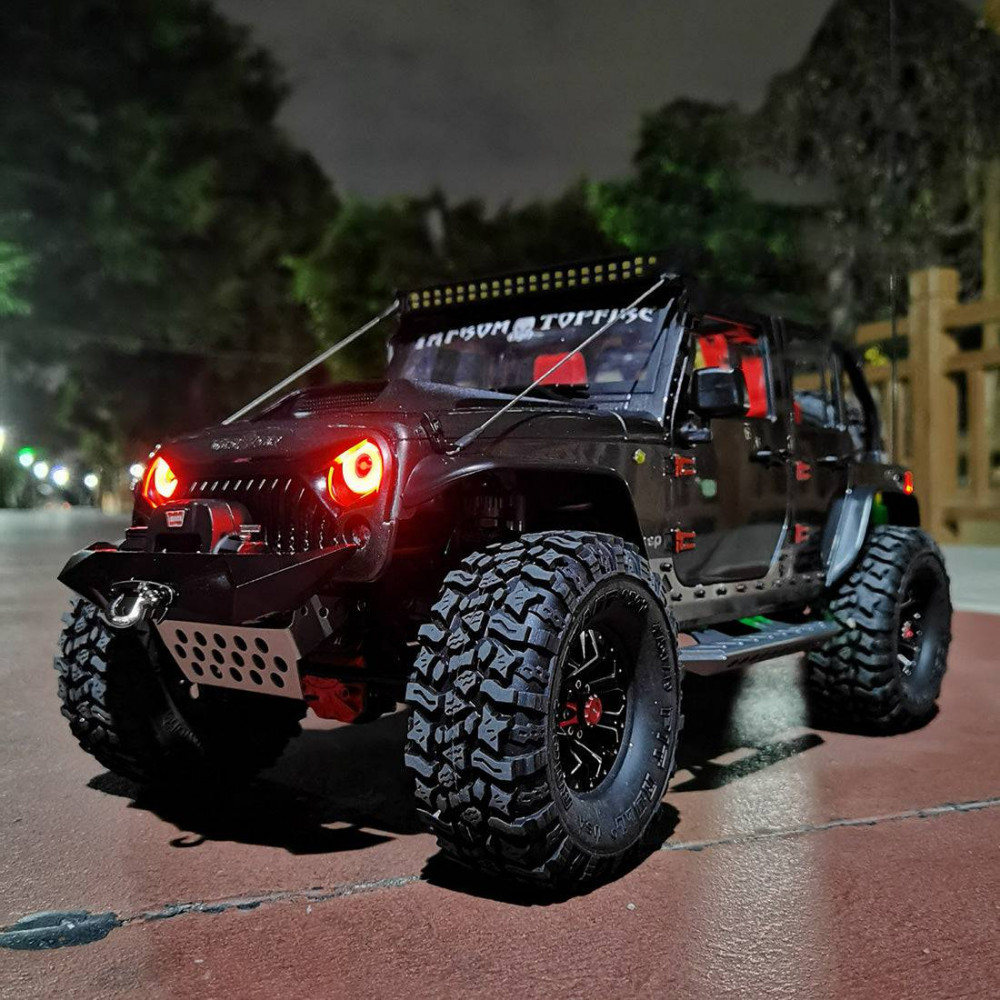 modified scx10 1/10 rc car 2.4g electric 4wd off-road crawler model car ...