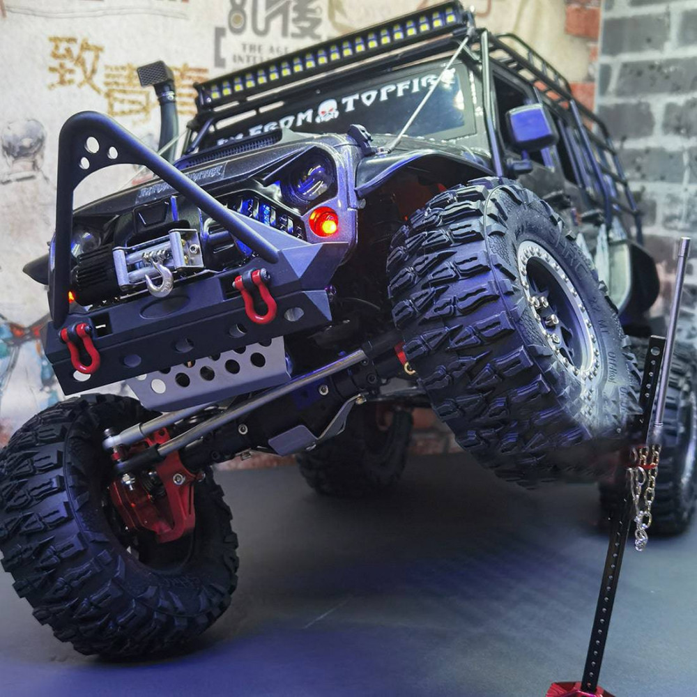 modified scx10 1/10 rc car 2.4g electric 4wd off-road crawler model car ...