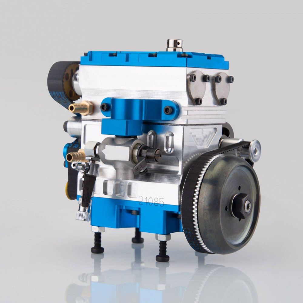 nr200 8.6cc 2 cylinder in-line four-stroke nitro engine motor water ...