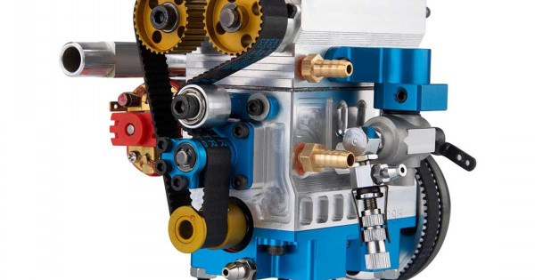 nr200 8.6cc 2 cylinder in-line four-stroke nitro engine motor water ...
