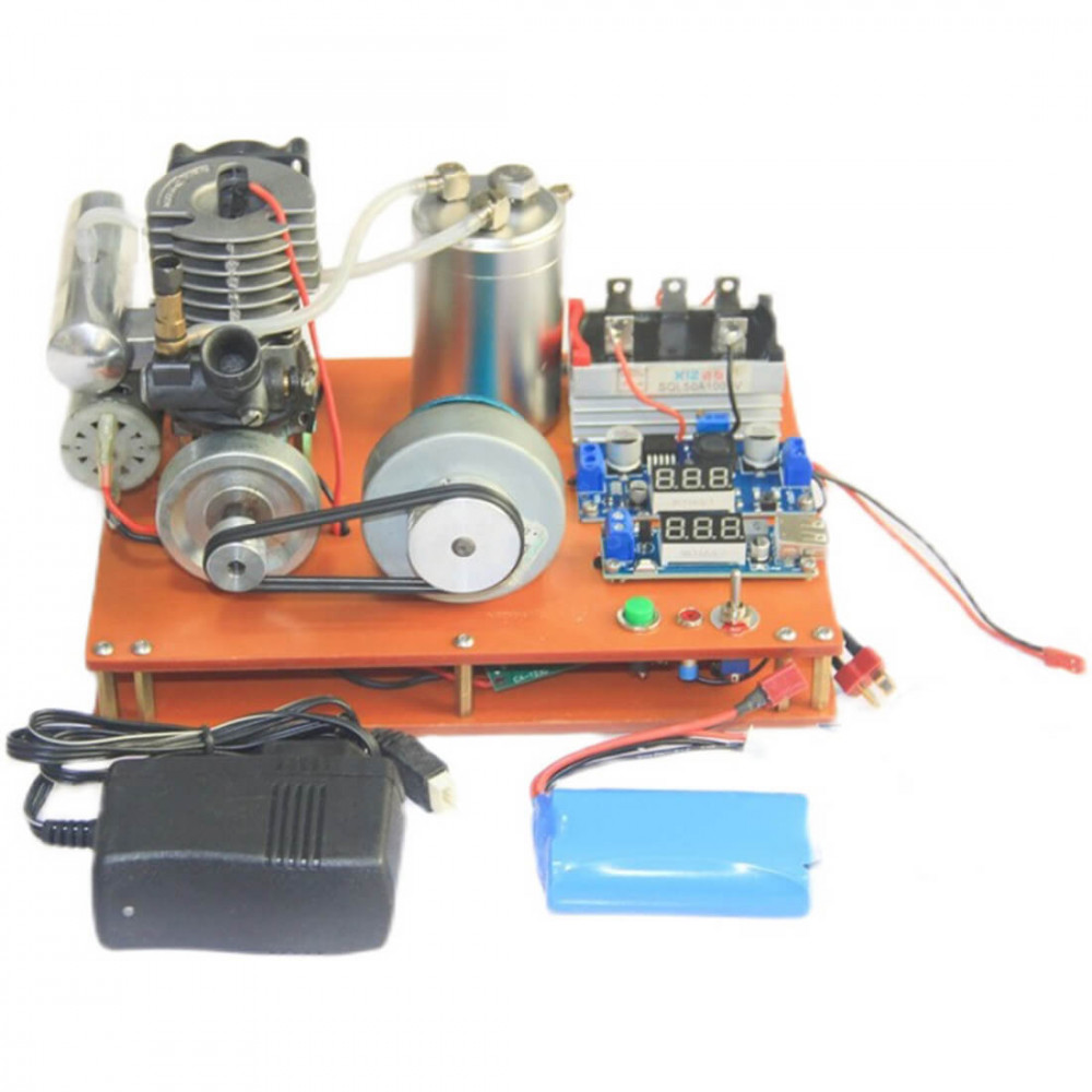 one-key-start modified 15-level methanol generator set dc 12v output ...