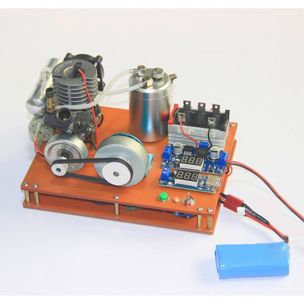 one-key-start modified 15-level methanol generator set dc 12v output ...