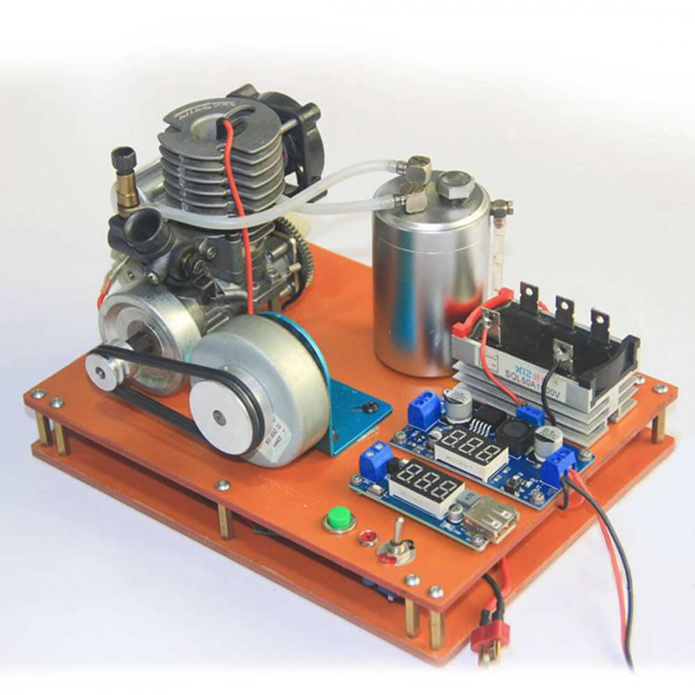 one-key-start modified 15-level methanol generator set dc 12v output ...