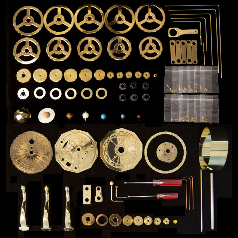orrery solar system eight planet model kit - build your own solar ...