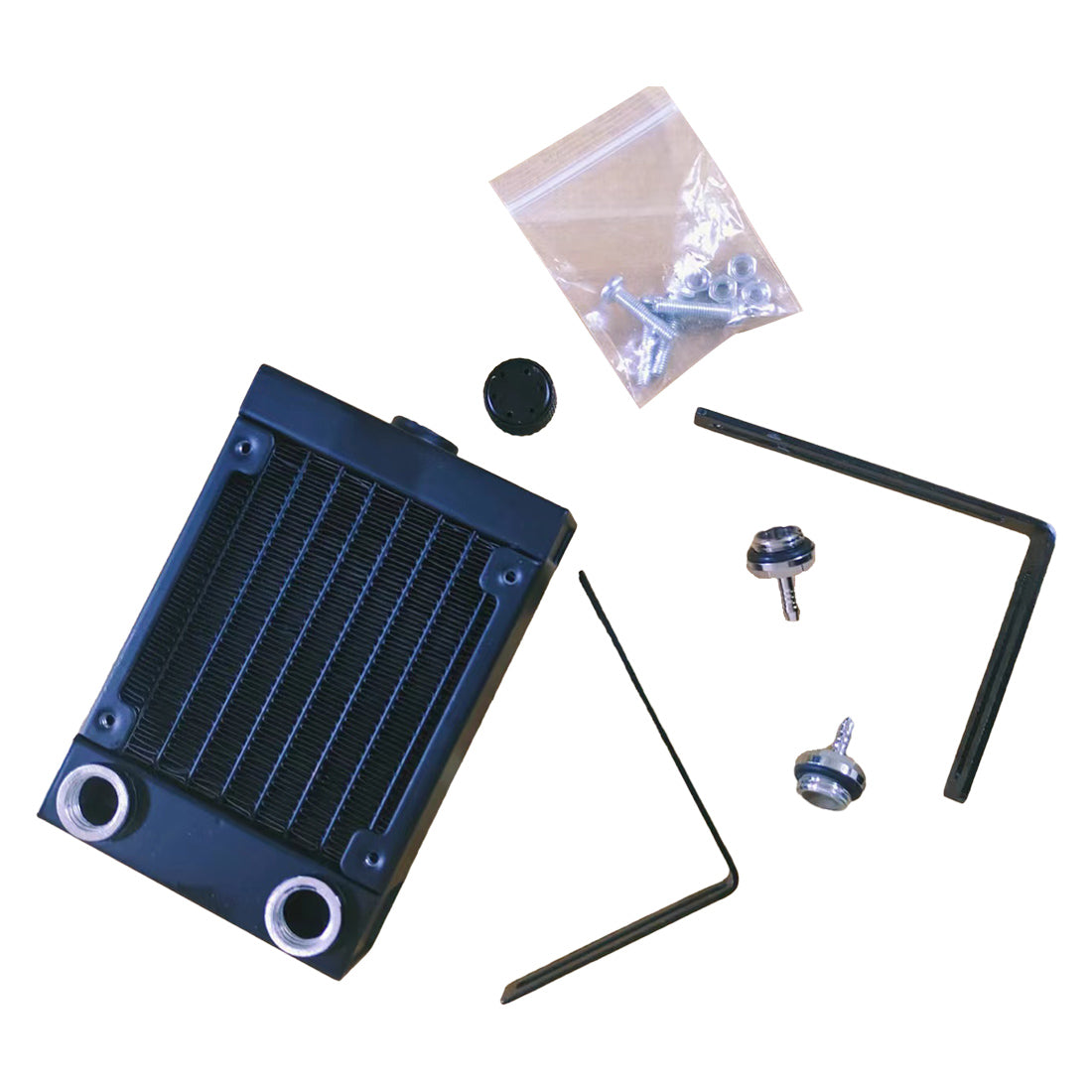 radiator tank water outlet assembly with bracket kit for cison v8 ...
