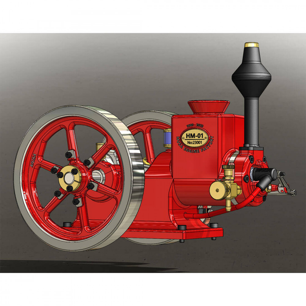 retrol hm-01 7cc model hit and miss 4-stroke horizontal internal ...