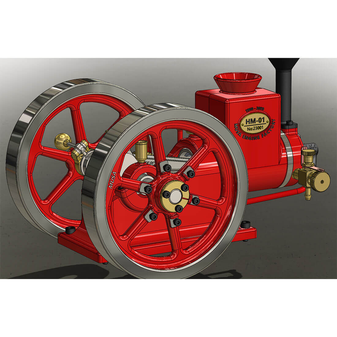 retrol hm-01 7cc model hit and miss 4-stroke horizontal internal ...