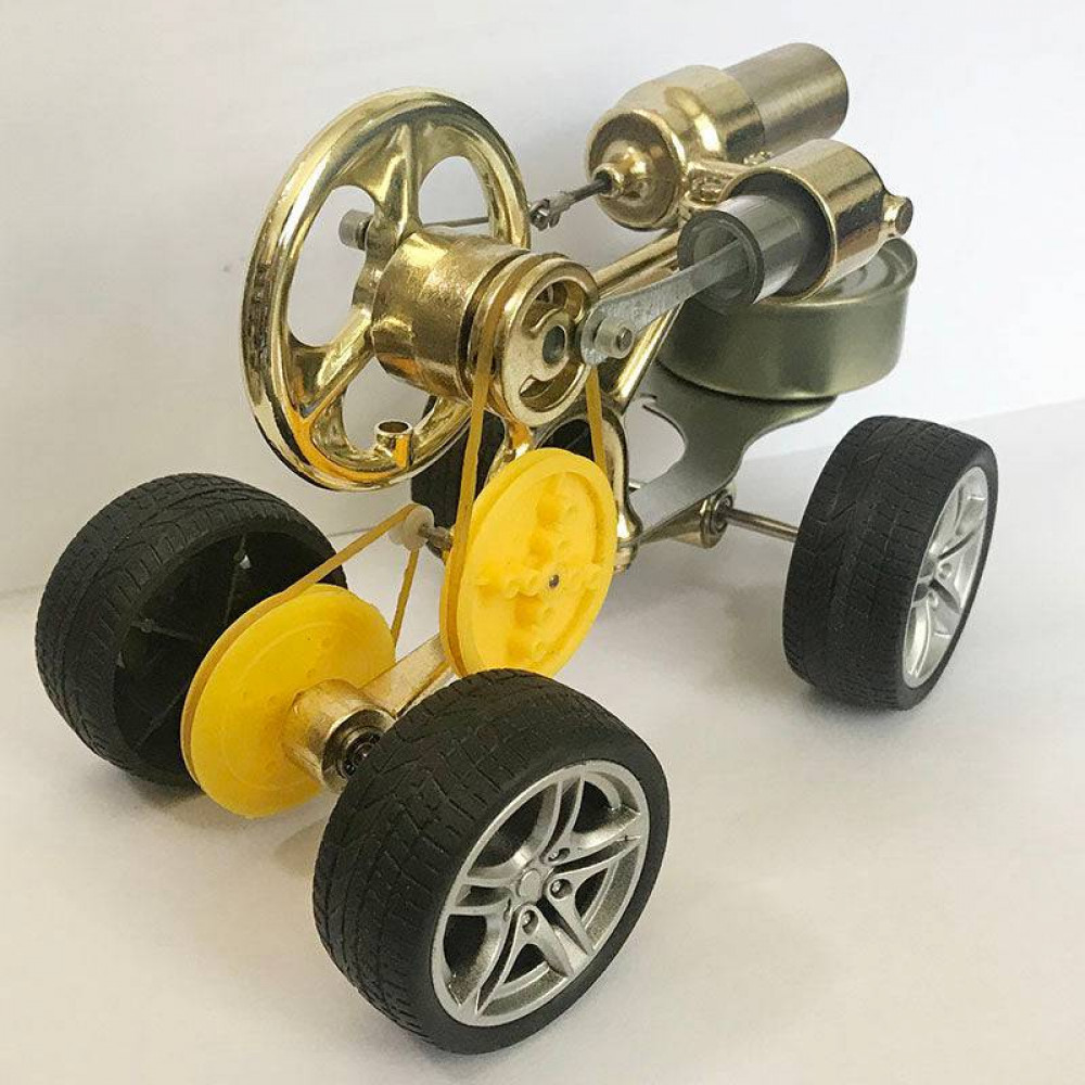 running car motor single cylinder stirling engine model toy - running ...