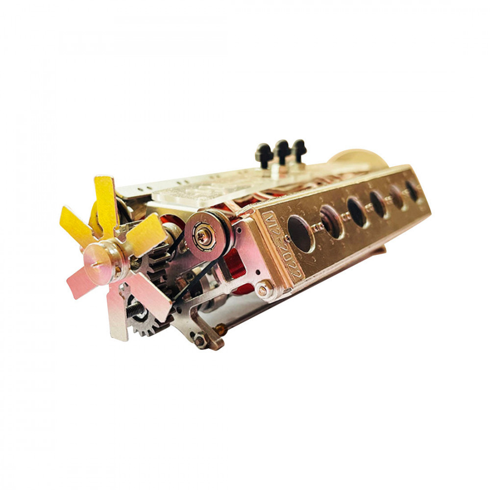 running v12 solenoid engine metal brushless electromagnetic engine ...