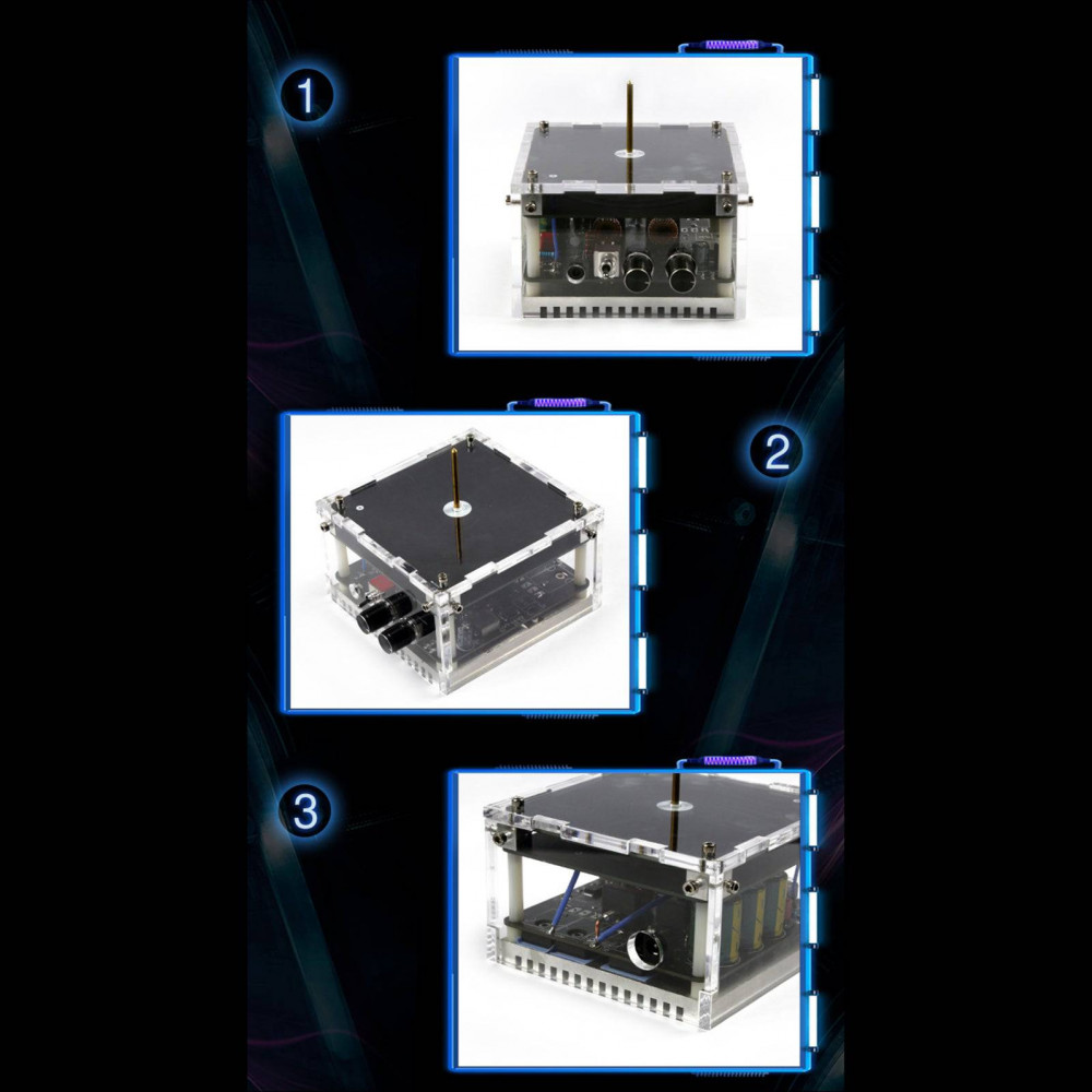 stark flat tesla coil musical flash lightning storm creating high ...