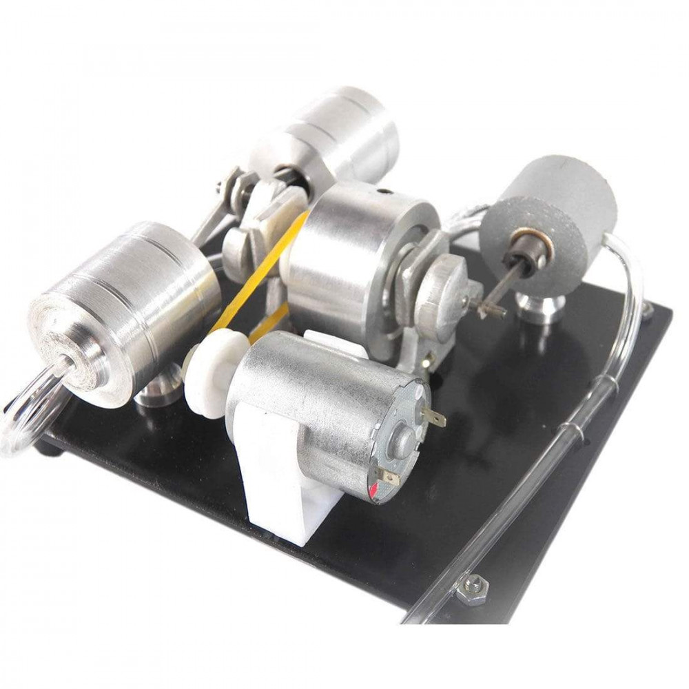 steam engine model electric generator science experiment lighting kit ...
